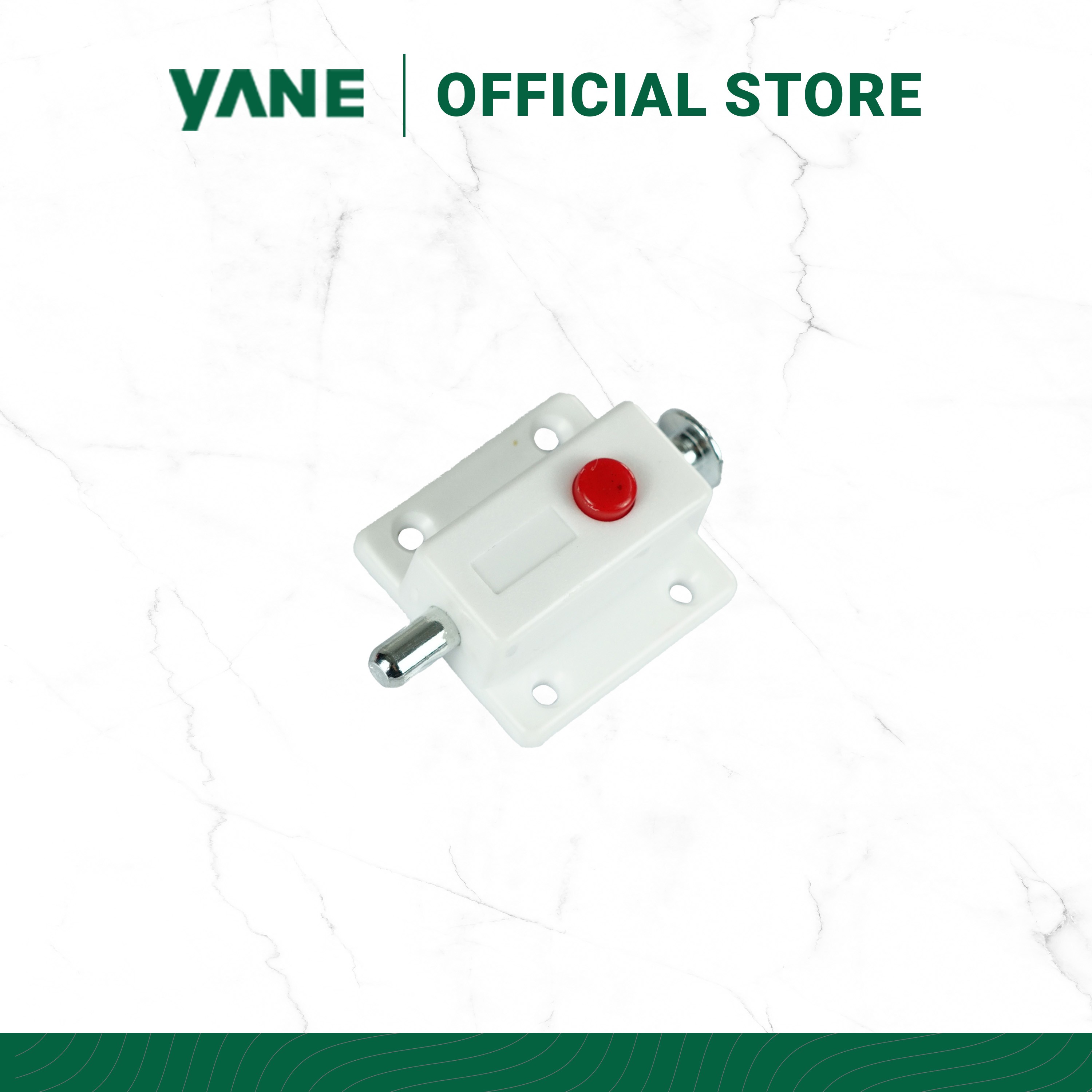 Barrel Bolt Push to Open GSB101 Yane Plastic (2Pcs)