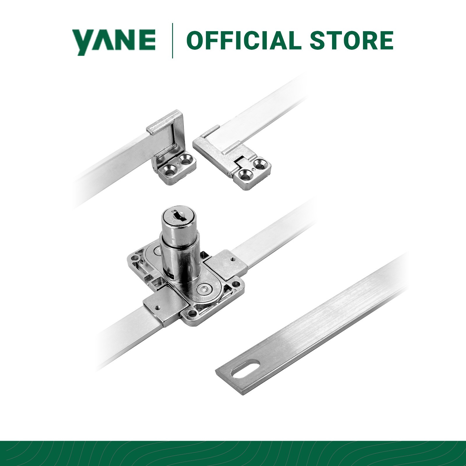 Sliding Lock N709A-L600 Tiang 600 x 2 bt 22 mm CH Iron